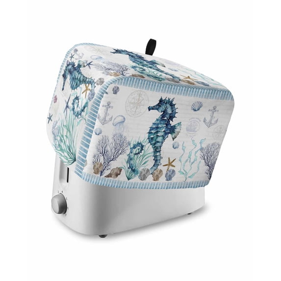 Coastal Seahorse Small Toaster Cover 2 Slice, Kitchen Appliance Covers ...