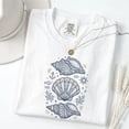 Coastal Seashell Beach Ocean Summer Nautical T-Shirt - Walmart.com