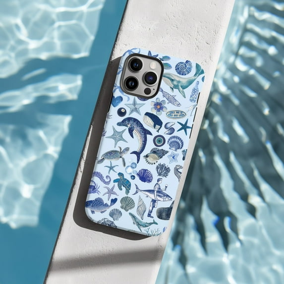 Coastal Seashell Coquette Collage Phone Case for 17 16 15 14 13 12 11 ...