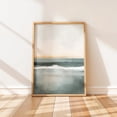 Coastal Serene Seascape Minimalist Ocean Calm Horizon Decor Unframed ...
