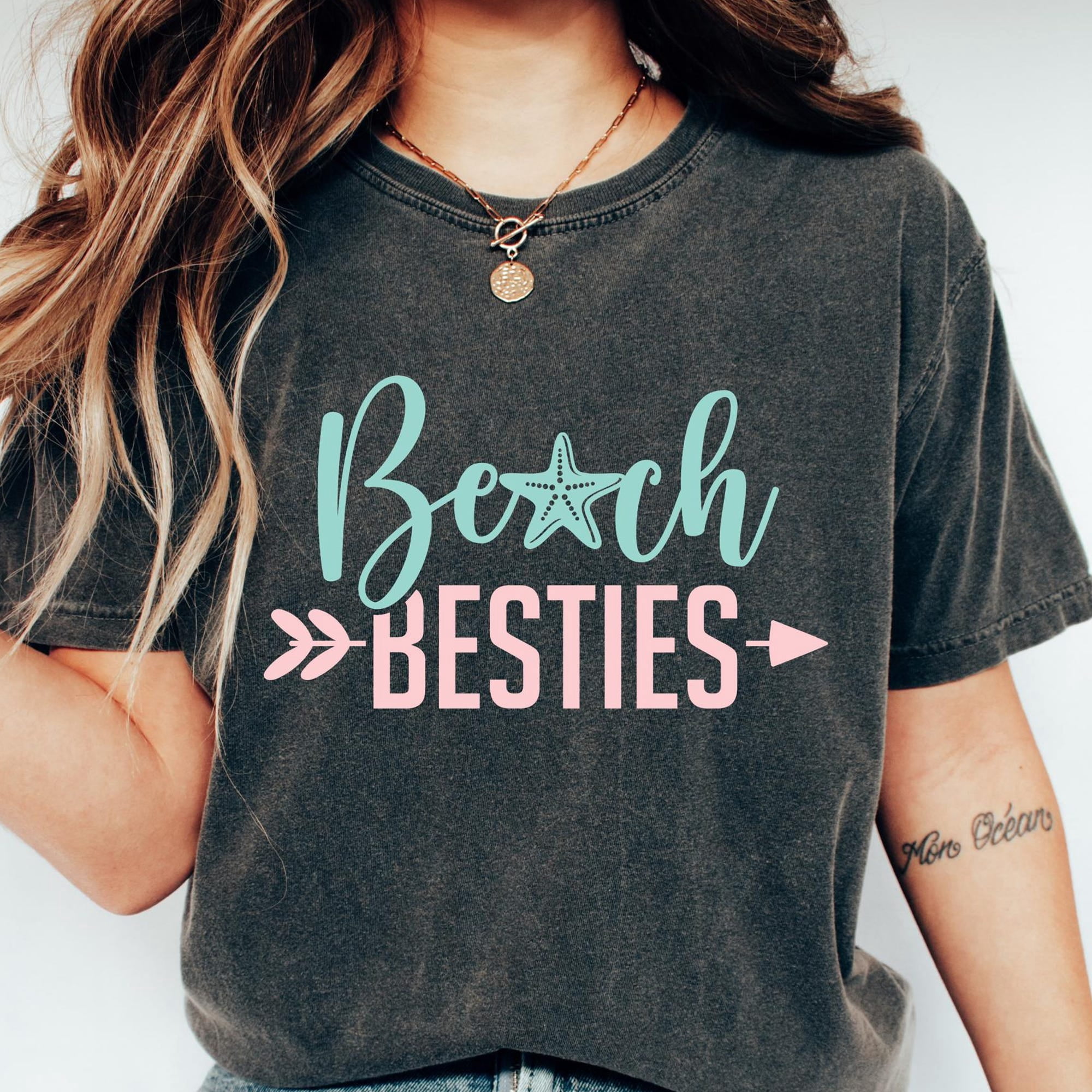 Coastal Starfish Arrow Graphic Comfort Colors Tee for Matching Trip ...