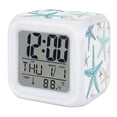 Coastal Starfish Digital Alarm Clock for Bedrooms,Smart LED Alarm Clock ...