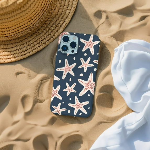 Coastal Starfish Seashell Summer Ocean Case for iPhone 17 16 15 14 13 ...