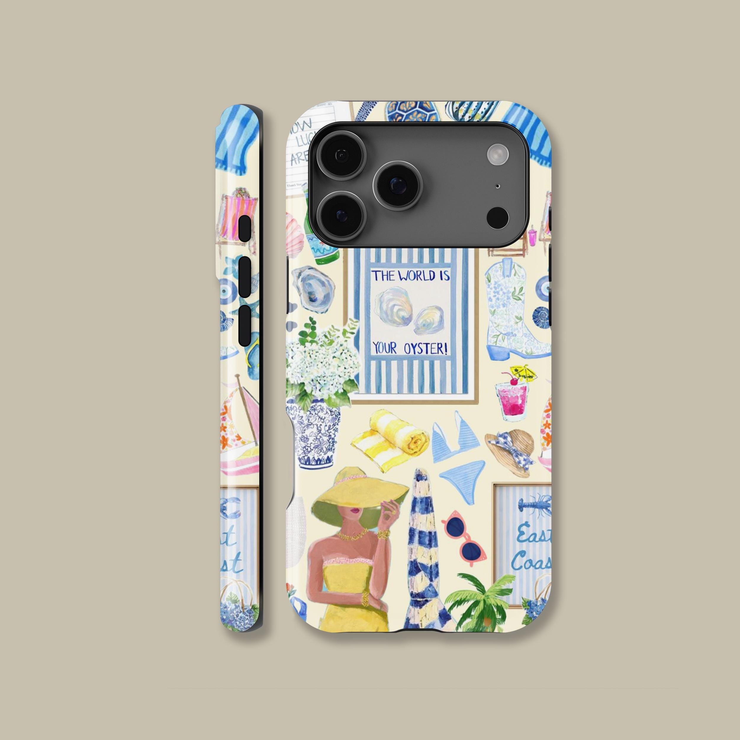 Coastal Summer Beach Vibe MagSafe Case for iPhone Samsung - Walmart.com