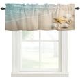 Coastal Summer Valances for Windows Farmhouse Kitchen Curtains Valances ...