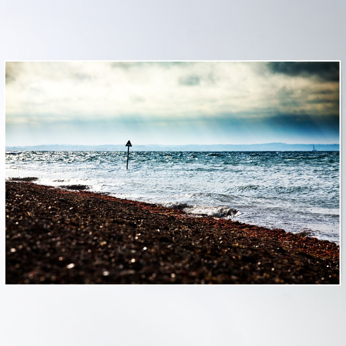 Coastal Tension Poster Wall Art, Modern Wall Decor For Living Room ...