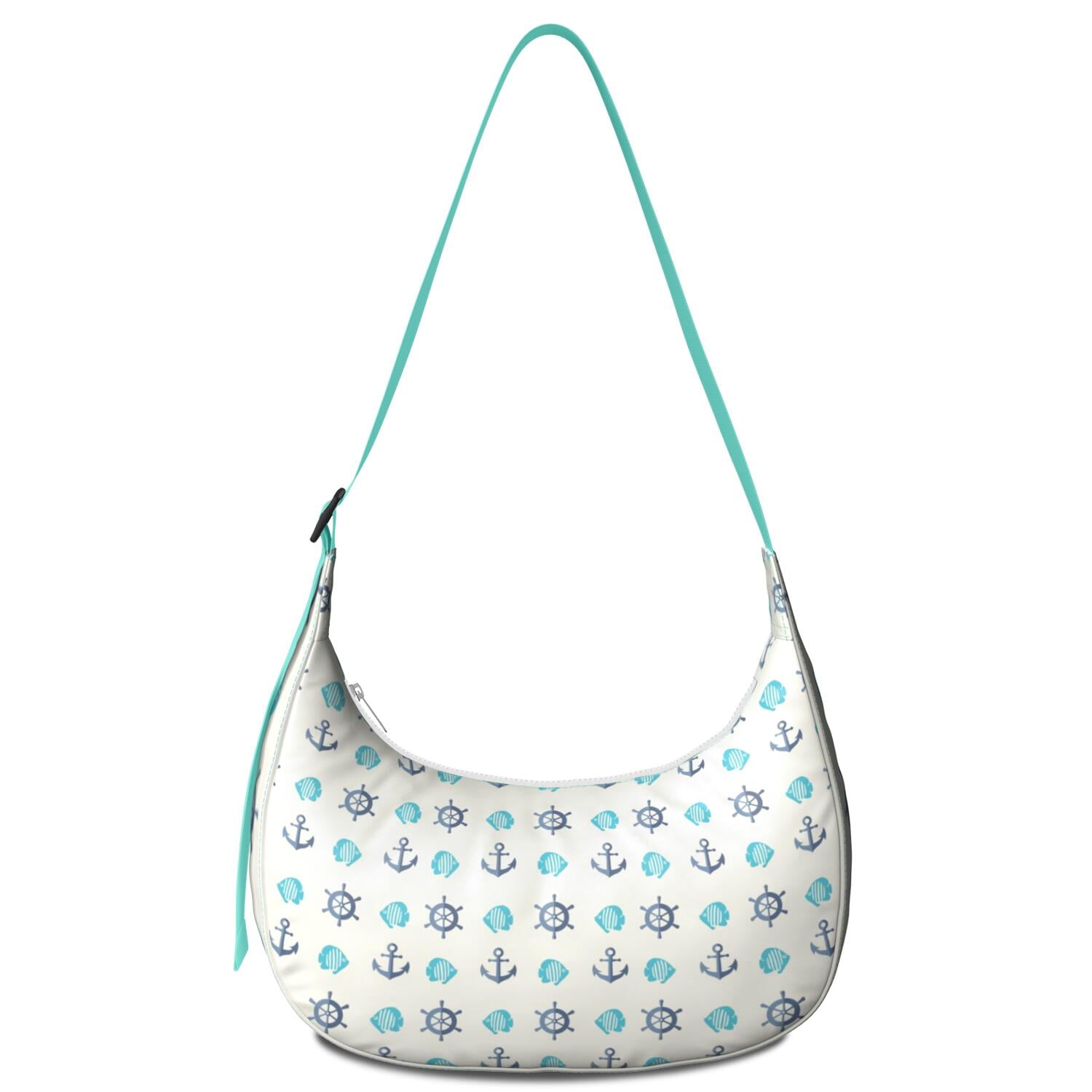 Coastal Travel Handbag for Women – Water-Resistant Nylon Purse with ...