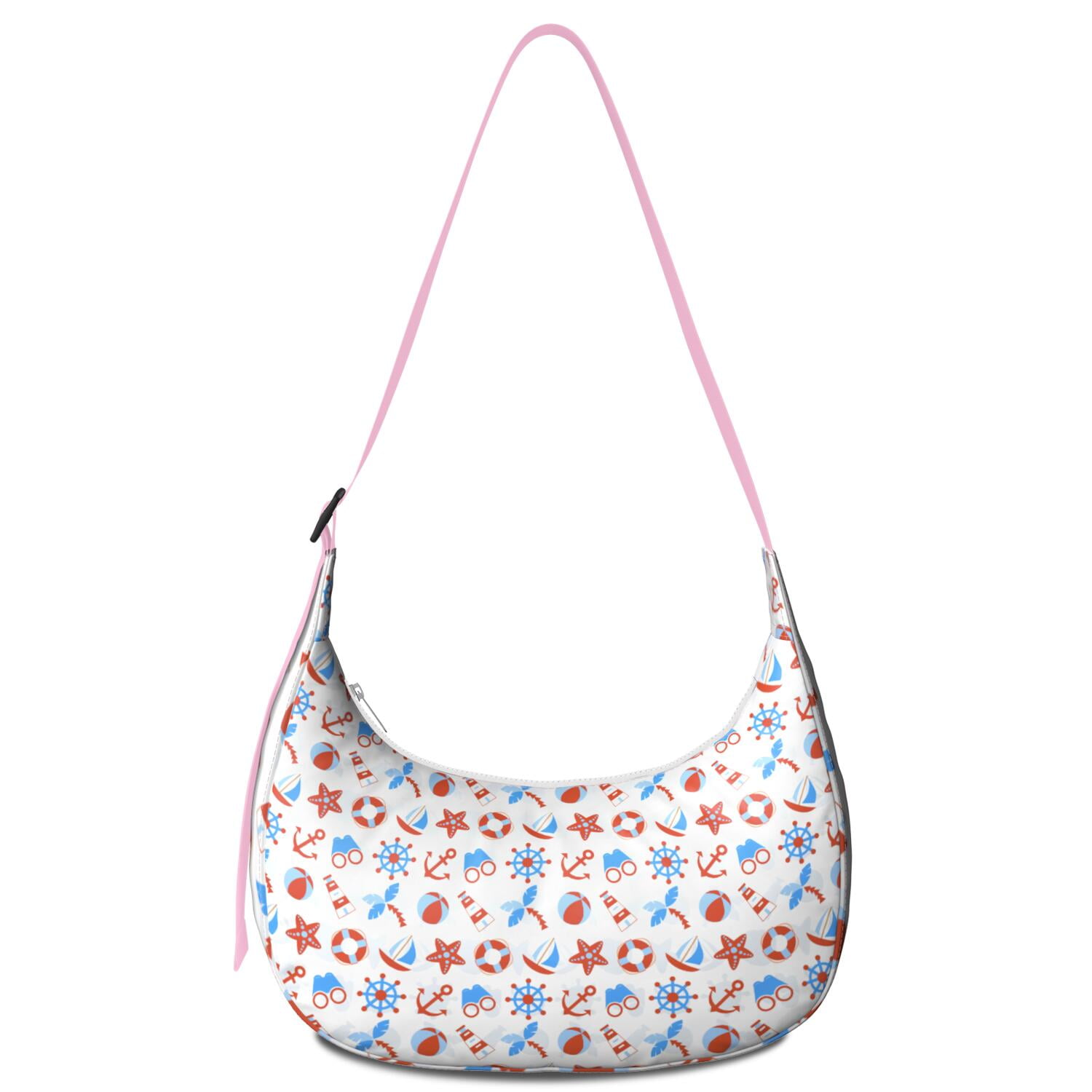 Coastal Travel Handbag for Women – Water-Resistant Nylon Purse with ...