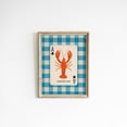 Coastal Vintage Lobster Love Art Retro Playing Card Wall, Unframed ...