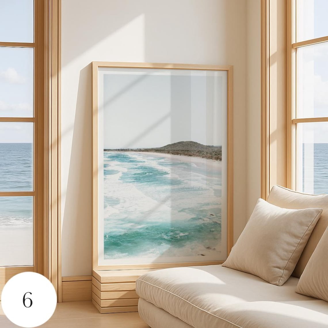Coastal Wall Art Posters Boho Beach Poster For Living Room Ocean Beach ...