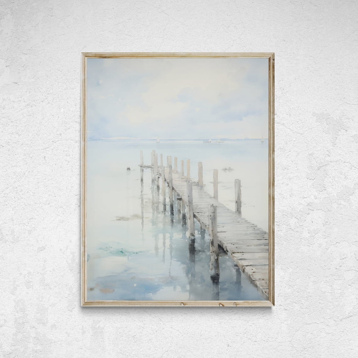 Coastal Wall Art, Vintage Art, Sea Lovers Gift, Summer Cottage Decor ...