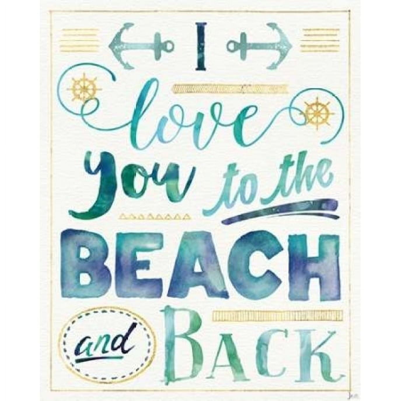 Coastal Words I Poster Print by Jess Aiken - Walmart.com