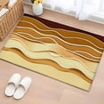 Coastal Yellow Bathroom Mats 2x3 FT,Non Slip Small Kitchen Mat,Ombre ...