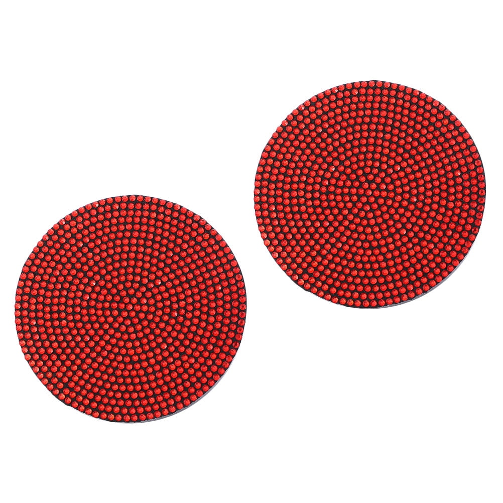 Coaster 2 Pcs Glitter Car Accessories for Women Coasters Coffee Cup ...