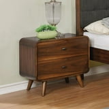 Coaster Furniture Dark Walnut Nightstand 205132-CO - Walmart.com