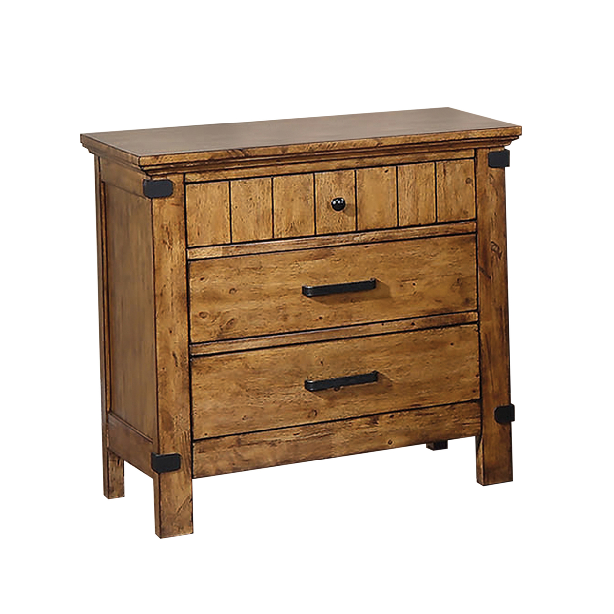 Coaster 205132-CO Nightstand, Dark Walnut - Walmart.com