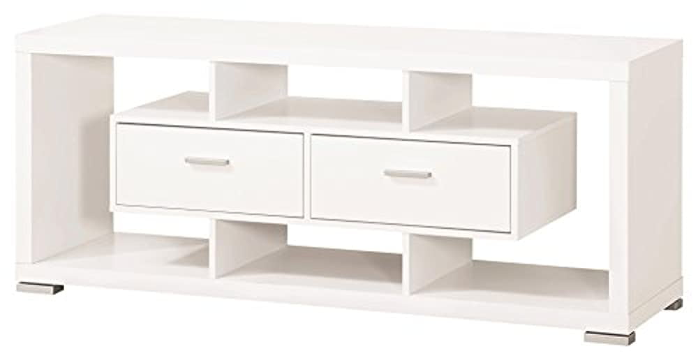 Coaster 700113 Home Furnishings TV Console, White - Walmart.com