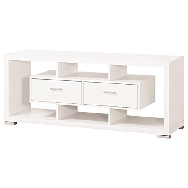 Coaster 700113 Home Furnishings TV Console, White - Walmart.com