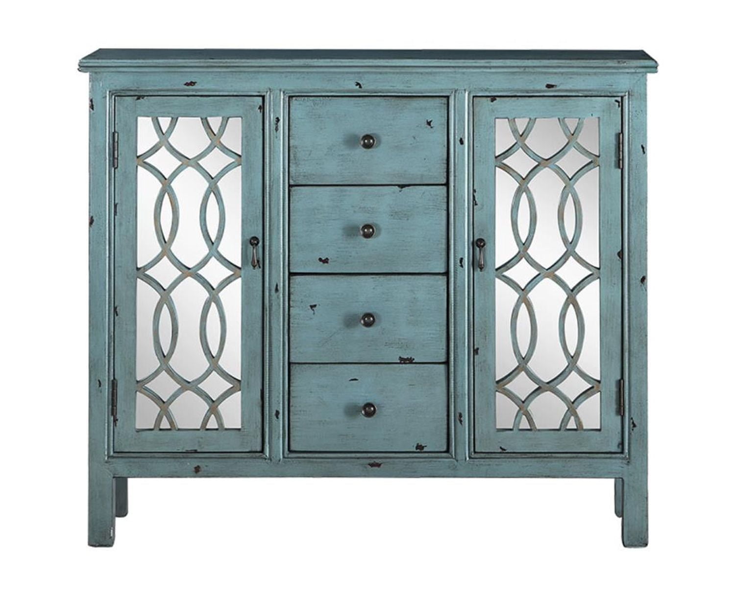 Coaster Accent Cabinet in Antique Blue - Walmart.com