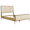 Arini Rattan California King Panel Bed Black and Natural - Walmart.com