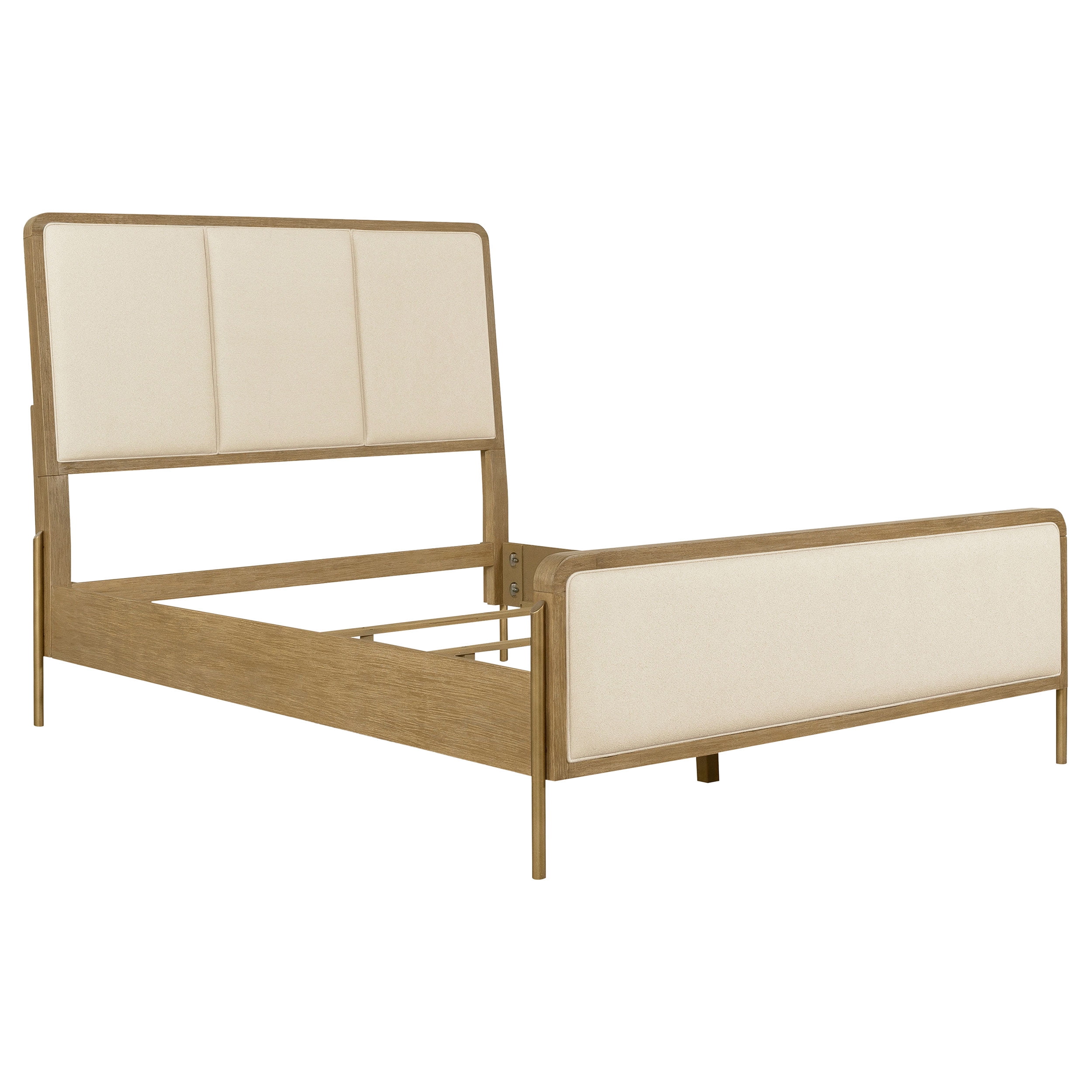 Arini 56-inch Queen Panel Bed Cream and Sand Wash - Walmart.com