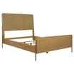 Arini Rattan California King Panel Bed Black and Natural - Walmart.com