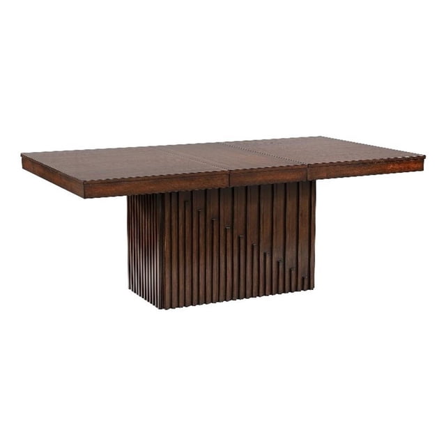Coaster Briarwood Wood Dining Table with 18" Removable Extension Leaf ...