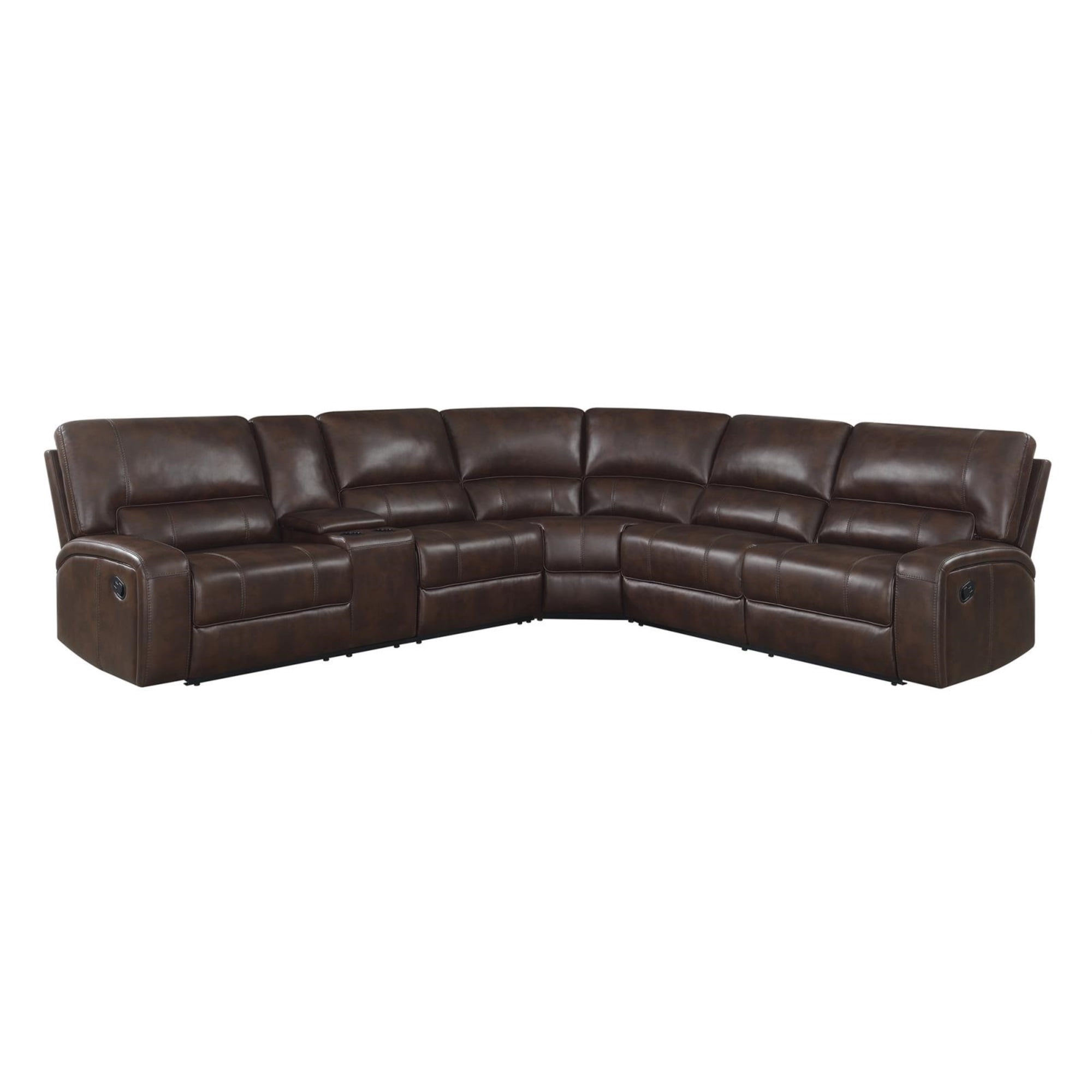 Coaster Brunson Oversized 3-piece Faux Leather Upholstered Motion ...
