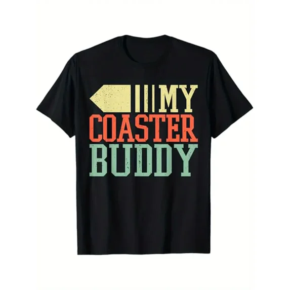 Coaster Buddy I Rollercoaster Crew I Family Roller Coaster T-Shirt ...