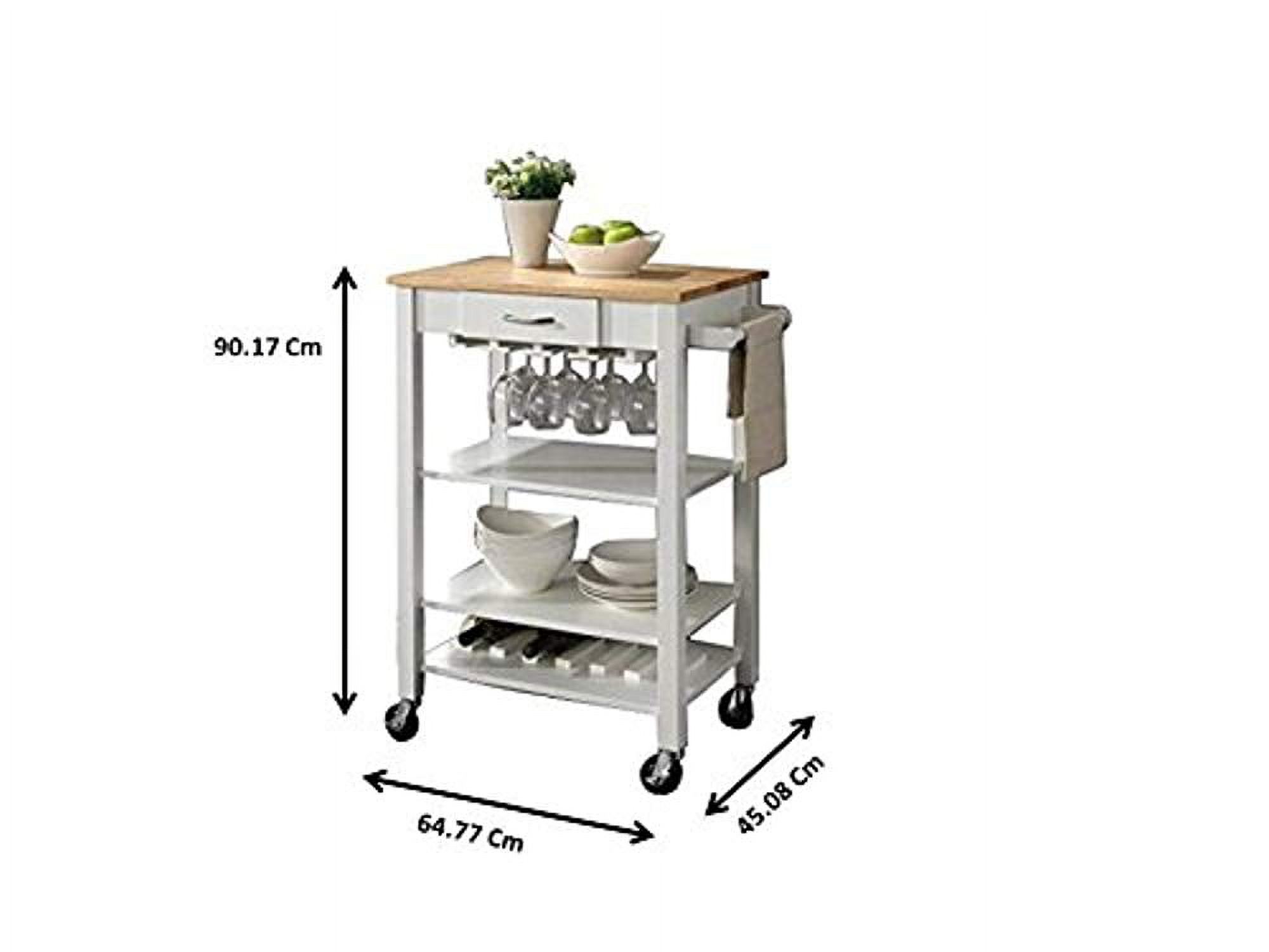 Coaster Butcher Block Kitchen Island - Walmart.com