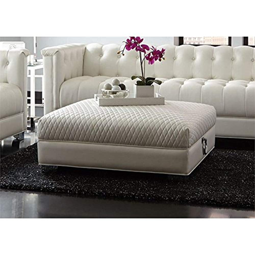 Coaster Company Chaviano Collection 41" Ottoman, Padded Leatherette ...