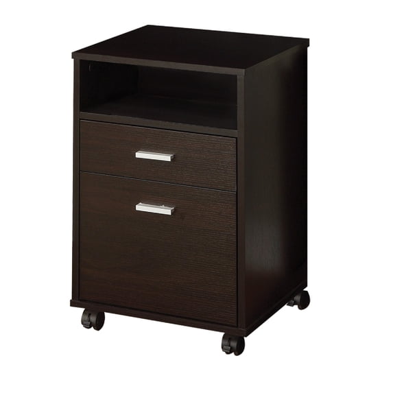 Coaster Company 2-Piece Desk Set with File Cabinet, Cappuccino ...