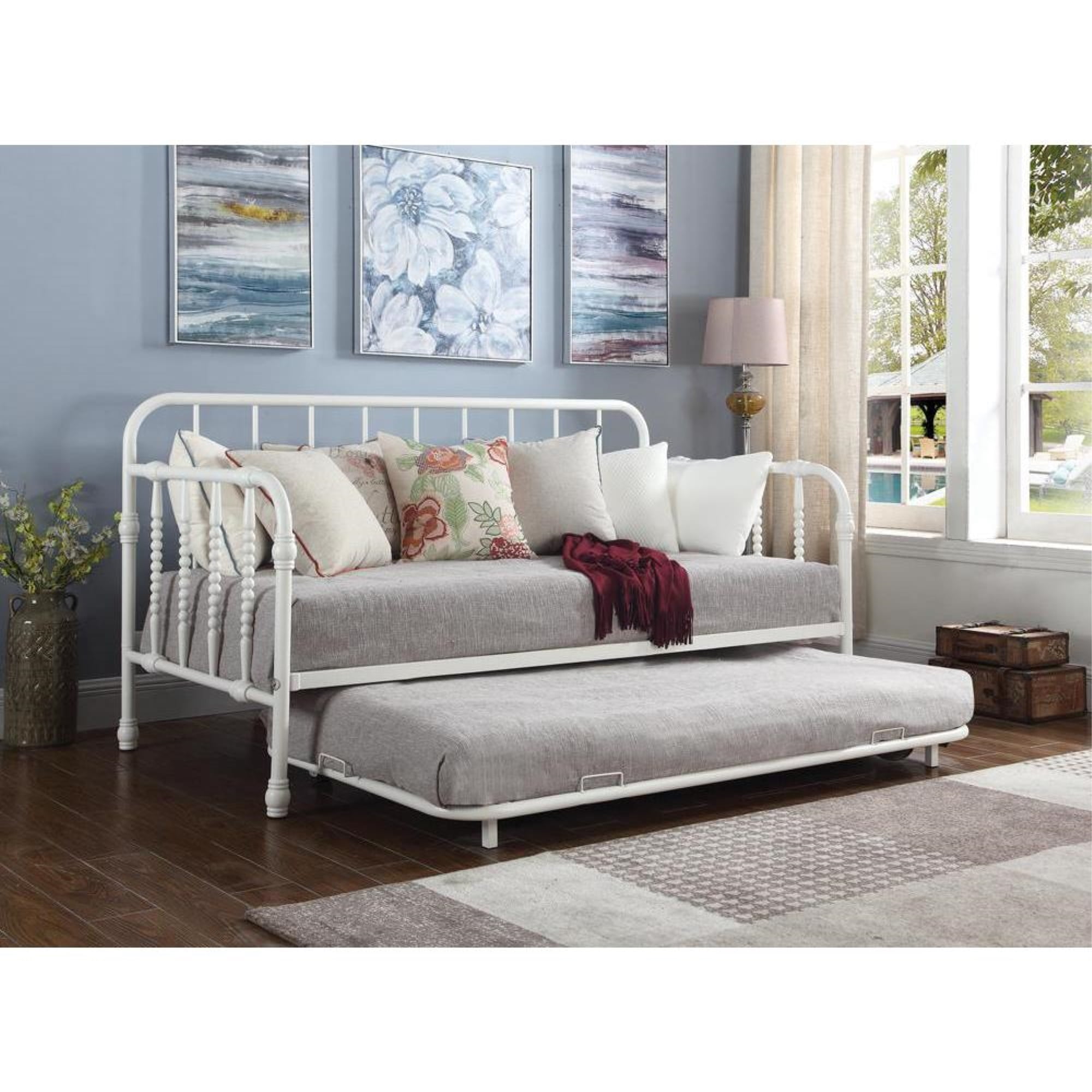 Coaster Company Marina Metal Storage Twin Daybeds with Trundle ...