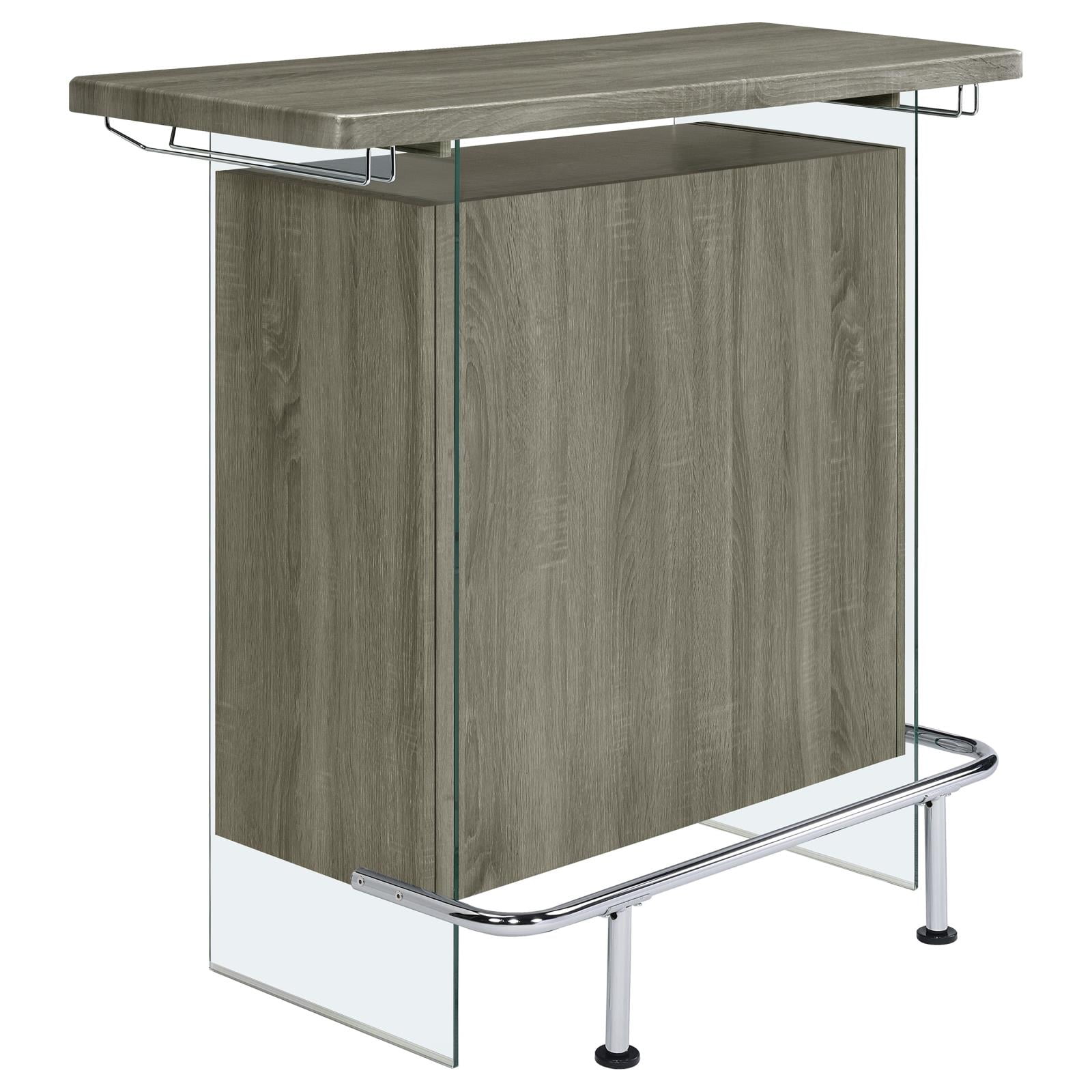 Acosta Indoor Furniture Home Wine Table Rack, Rectangular Bar Unit with ...