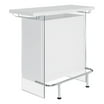 2-tier Bar Unit Glossy Black and White - Walmart.com