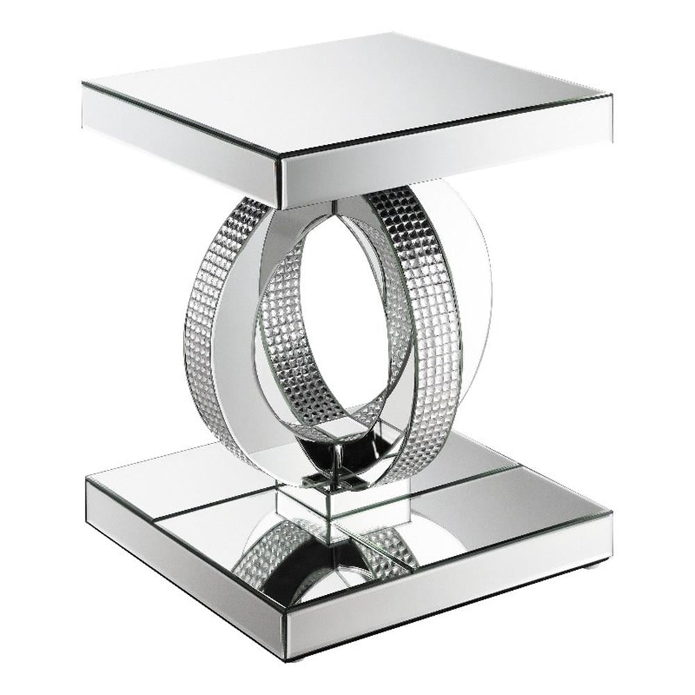 Breena Square End Table Mirror - Walmart.com