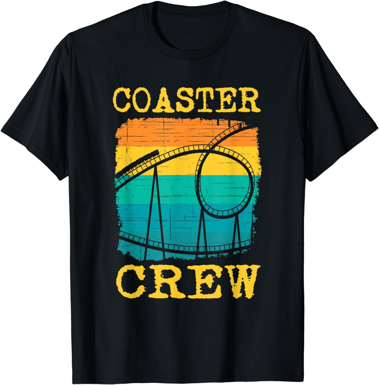 Coaster Crew Roller Coaster T-Shirt - Walmart.com