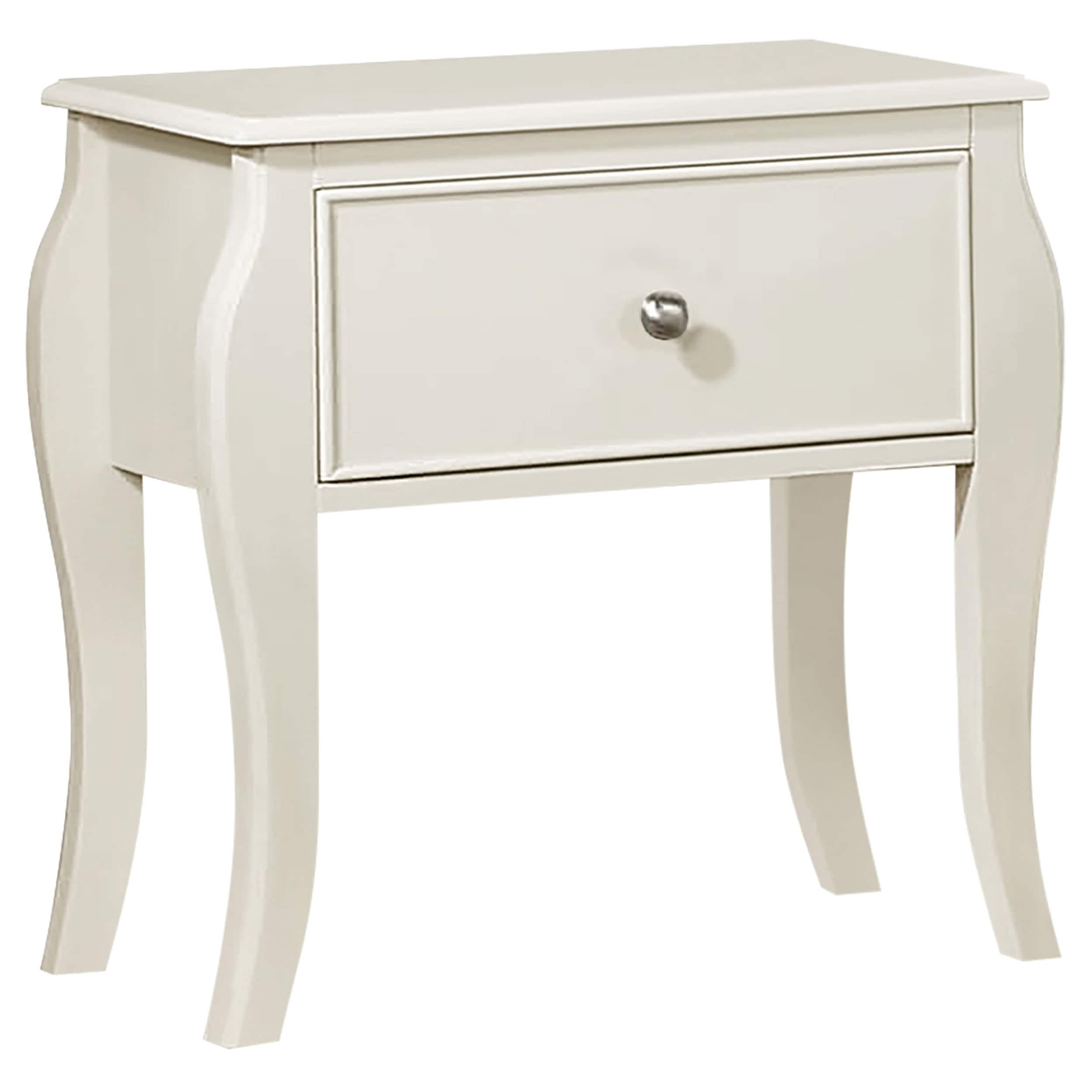 Coaster Dominique 1-drawer Youth Nightstand Cream White - Walmart.com