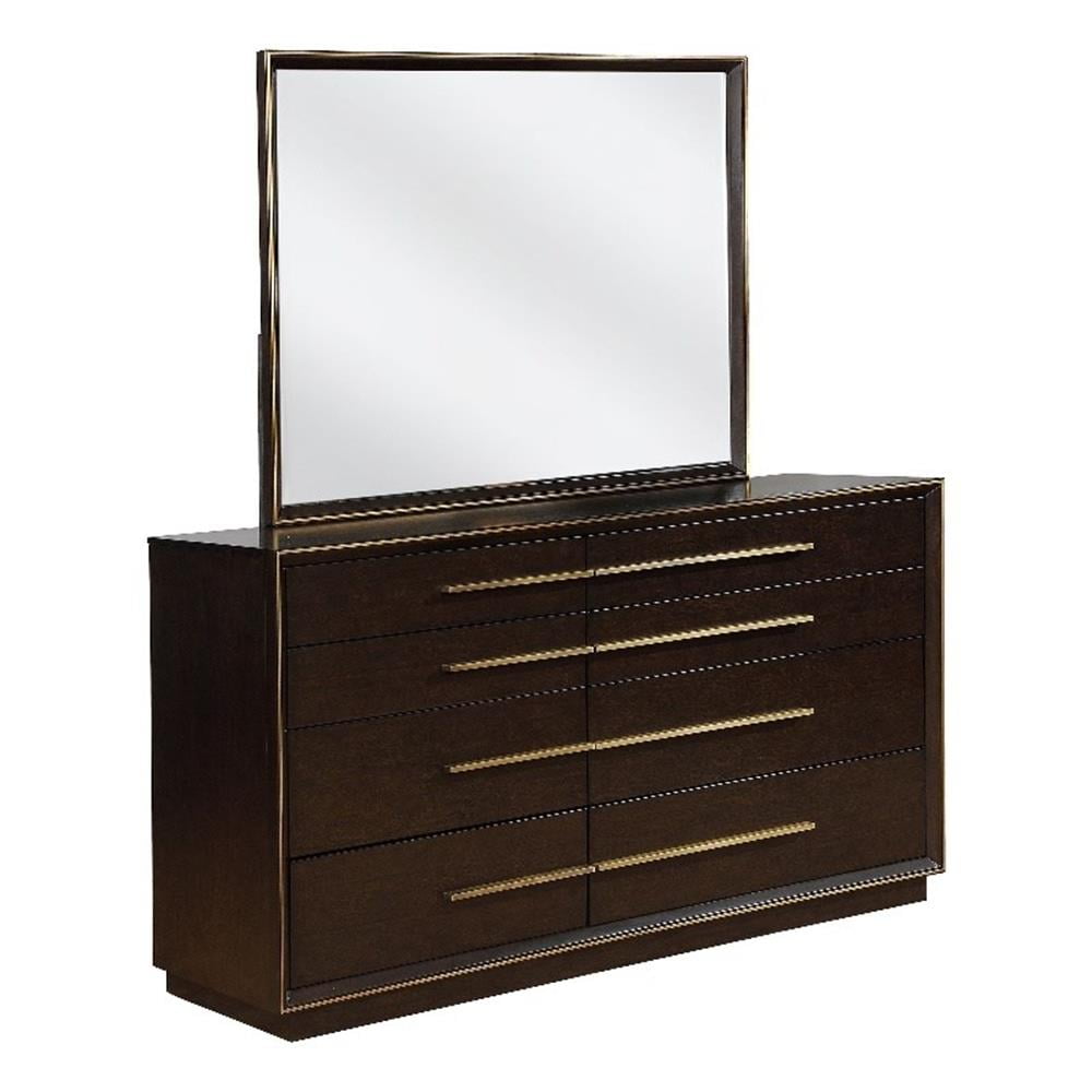 Coaster Durango Modern 8-drawer Wood Dresser with Mirror Brown ...