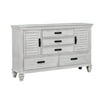 Franco 5-drawer Chest Antique White - Walmart.com