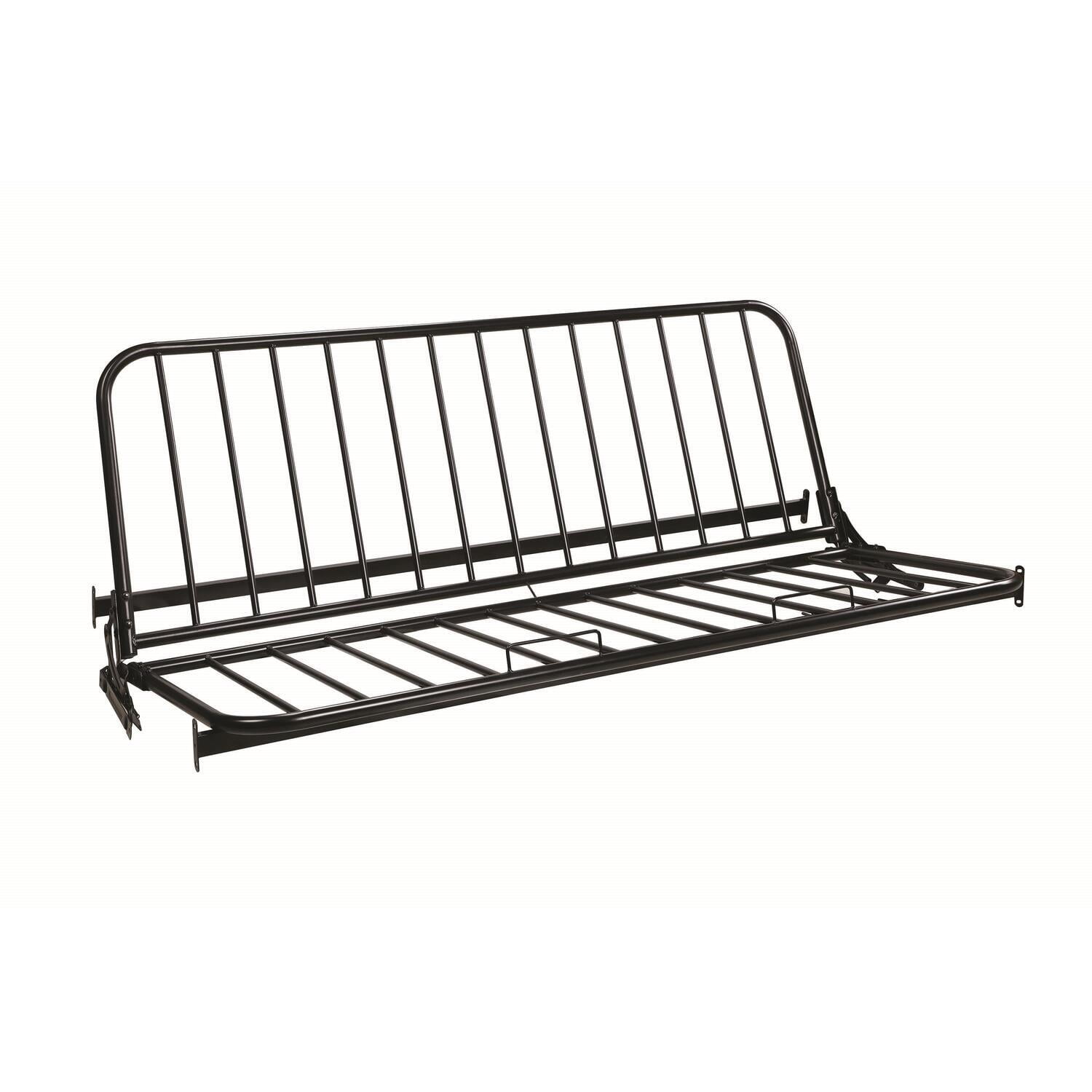 Coaster Futon Frame with Metal Decking Oak and Black-Finish:Oak,Style ...