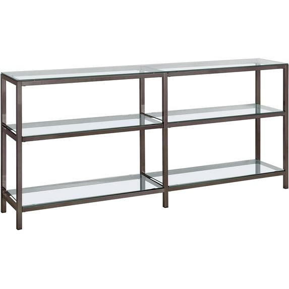 Coaster Home Furnishings - Kate - Metal & Glass - 2-Shelf Console ...