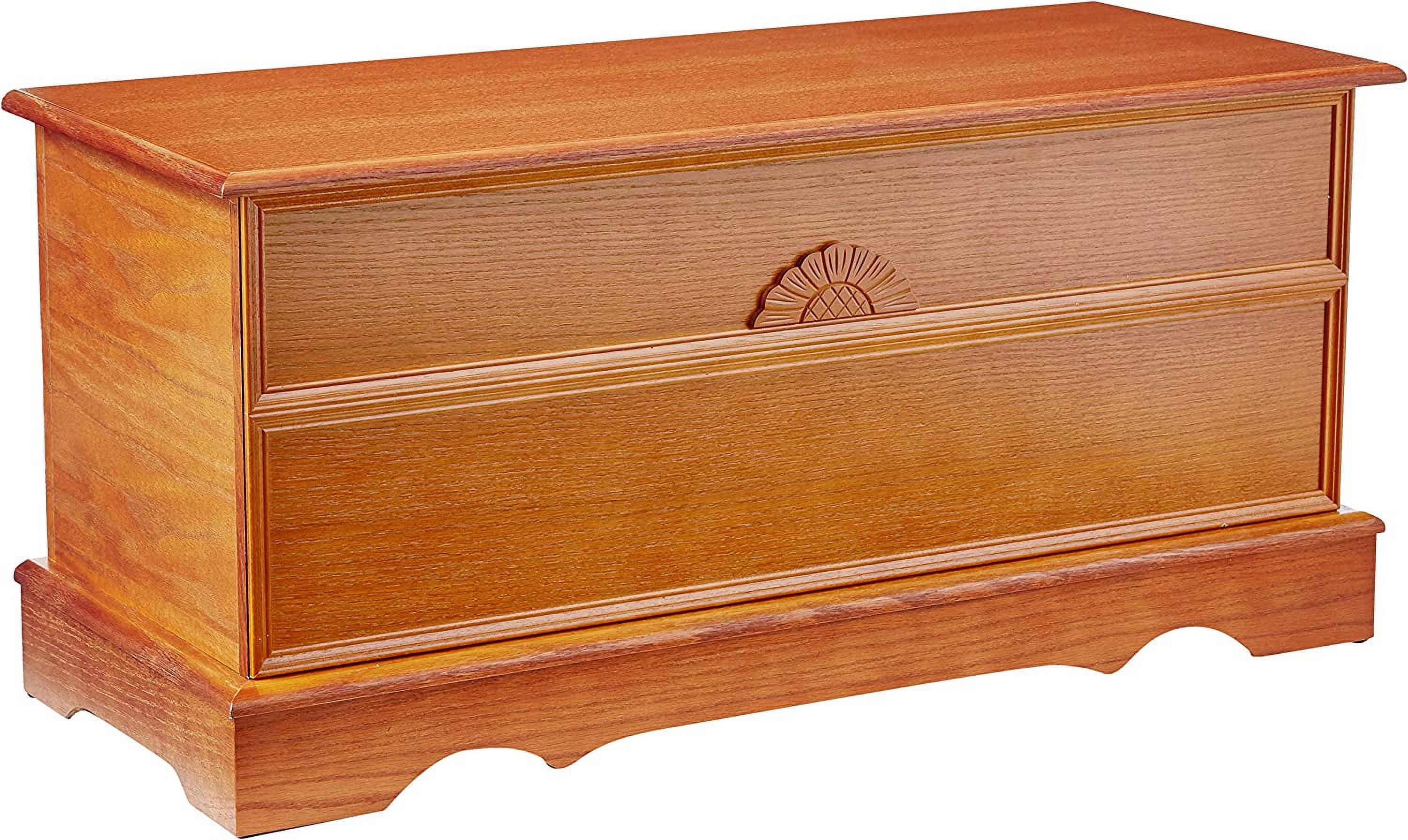 Coaster Home Furnishings Paula Rectangular Cedar Chest Honey - Walmart.com