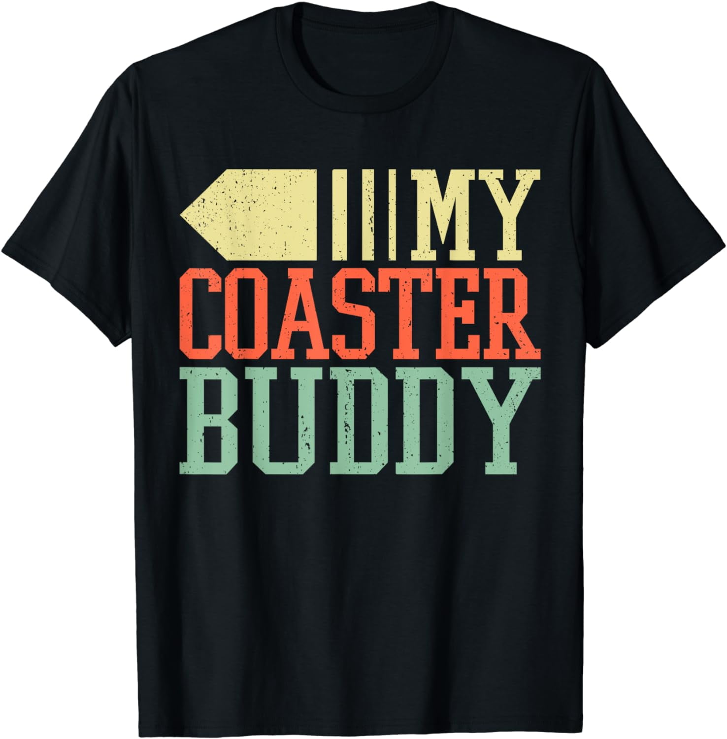 Coaster I Family Roller Coaster T-Shirt - Walmart.com