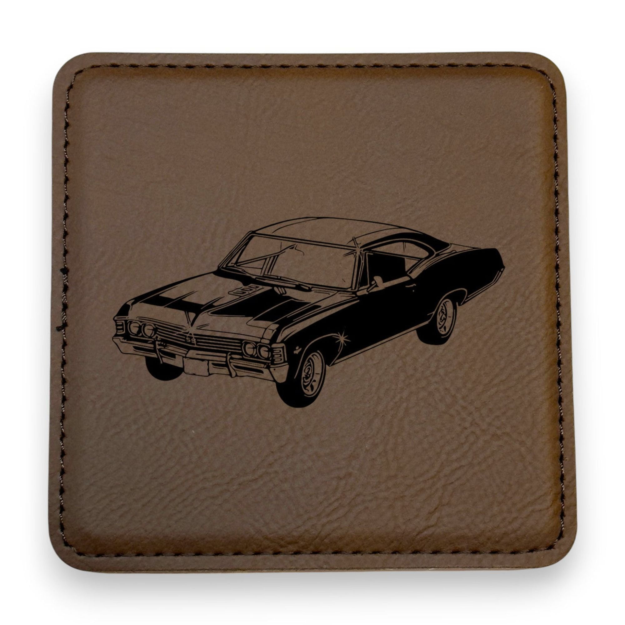 Coaster - Impala - SET OF 2 - Leather or Stitched Cork - Walmart.com