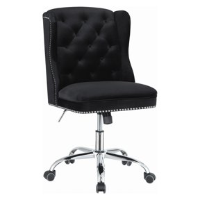 GDF Studio Westby French Country Upholstered Swivel Office Chair, Beige ...