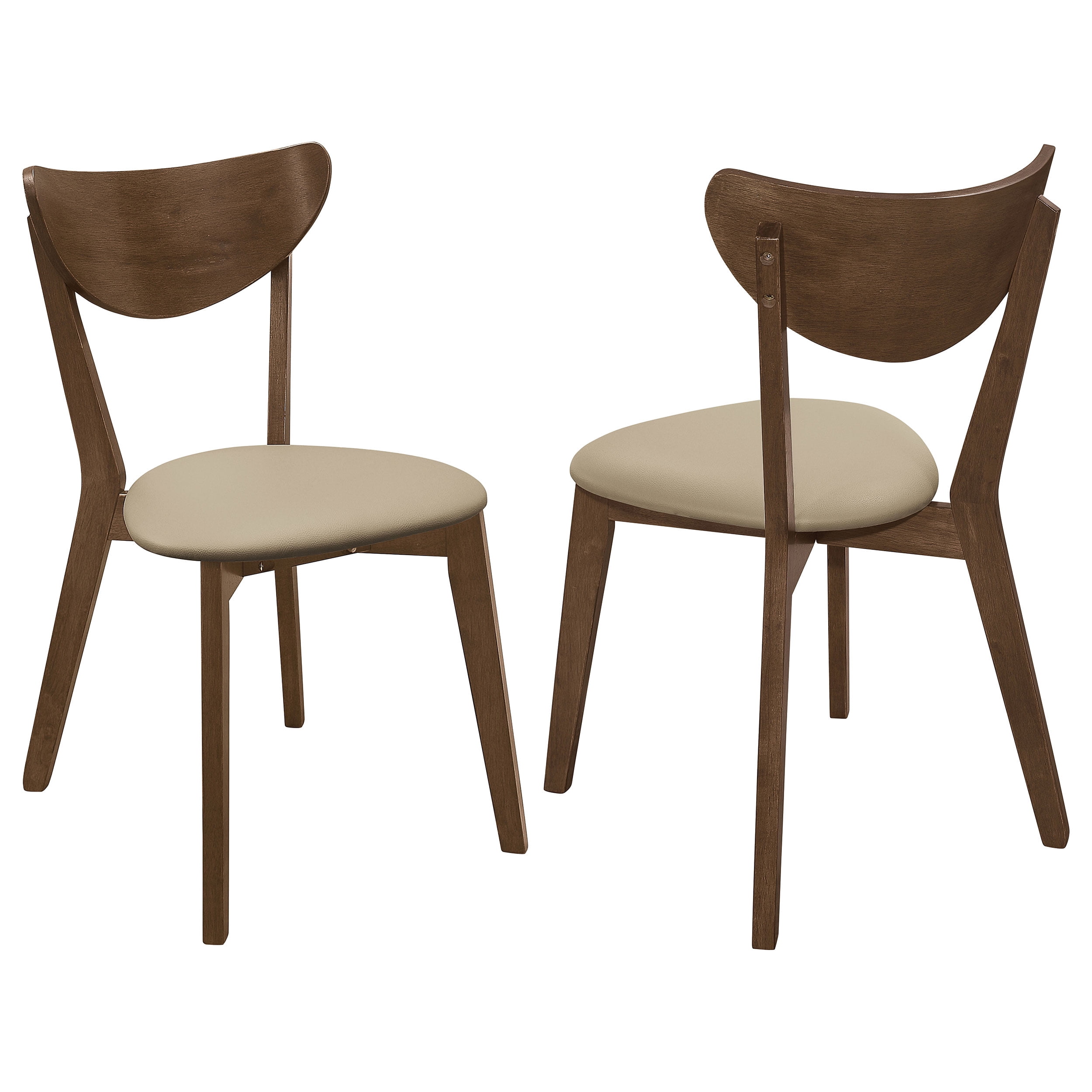 Coaster Fine Furniture Kersey Wood Dining Side Chair Set of 2 - Walmart.com