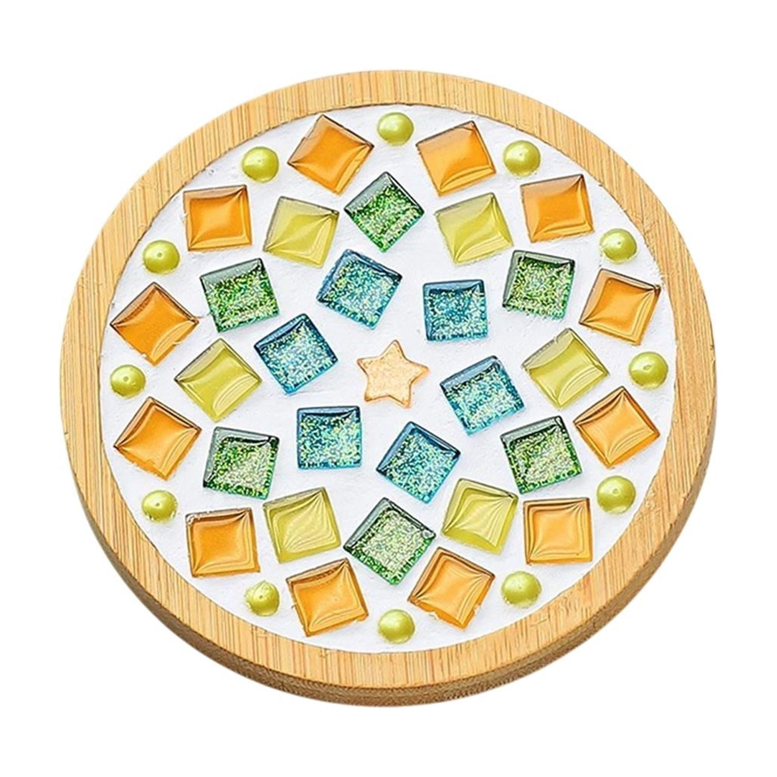 Coaster Kit, DIY Mosaic Wooden Cup Mat Craft Set for Home, Party and ...