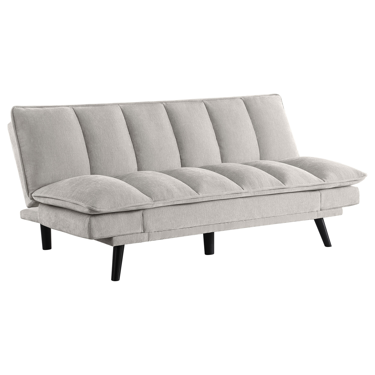 Coaster Laredo Fabric Upholstered Tufted Convertible Sofa Bed in Light ...