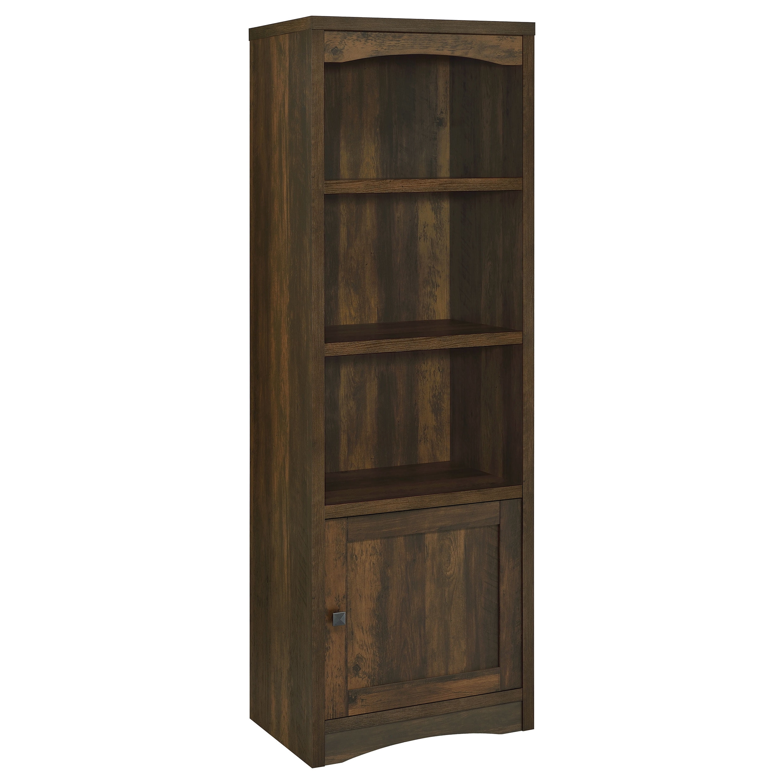 Laughlin 3-shelf Engineered Wood Media Tower Dark Pine - Walmart ...